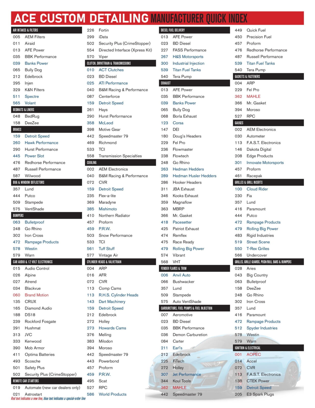 Auto Accessories - Ace Custom Detailing